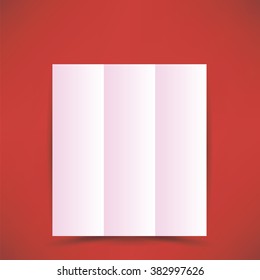 Vector Pink Paper Brochure Stock Vector (Royalty Free) 382997626 ...