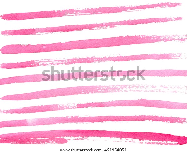 Vector Pink Watercolor Abstract Stripes On Stock Vector (Royalty Free ...