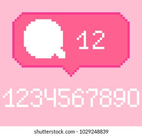 Vector Pixel 8 Bit Pink Bubble Stock Vector (Royalty Free) 1029248839 ...