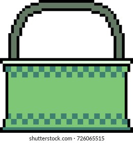 Vector Pixel Art Bag Isolated Stock Vector (Royalty Free) 726065515 ...
