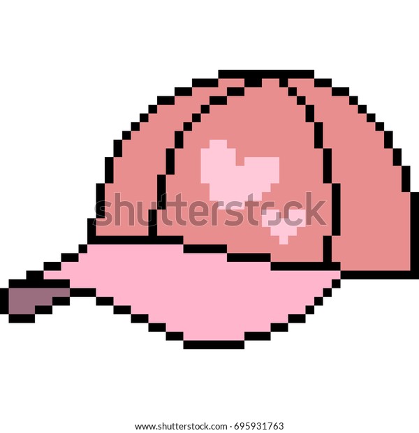 Vector Pixel Art Cap Isolated Stock Vector (Royalty Free) 695931763 ...