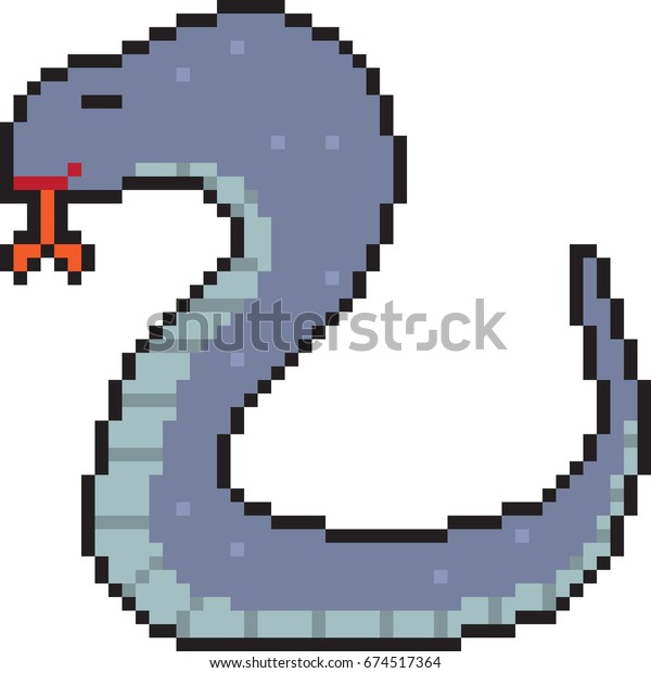 Vector Pixel Art Cartoon Isolated Stock Vector (Royalty Free) 674517364 ...