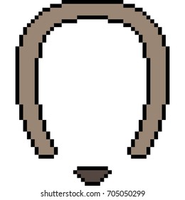 Vector Pixel Art Footprint Isolated : image vectorielle de stock (libre ...