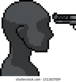 181 Pixel art man with gun Images, Stock Photos & Vectors | Shutterstock