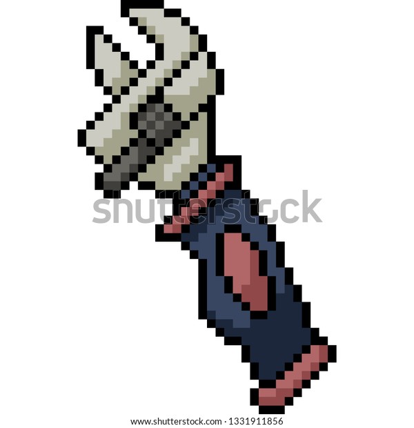 Vector Pixel Art Plier Isolated Cartoon Stock Vector (Royalty Free ...