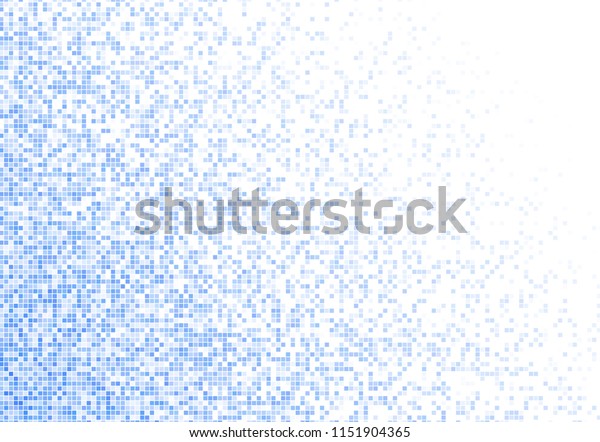 Vector Pixel Background Bluewhite Gradient Backdrop Stock Vector ...