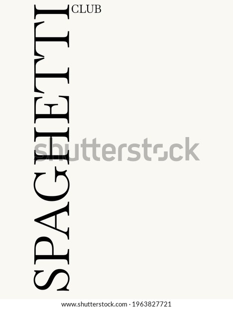 Vector Placard Lettering Template Card Poster Stock Vector (Royalty ...