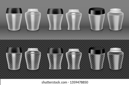 Plastic Glass Vector Empty Plasticcup Blank Stock Vector (Royalty Free ...