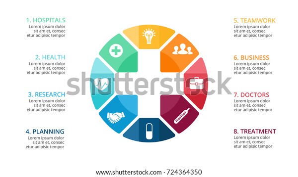 Vector Plus Infographic Medical Diagram Healthcare Stock Vector ...
