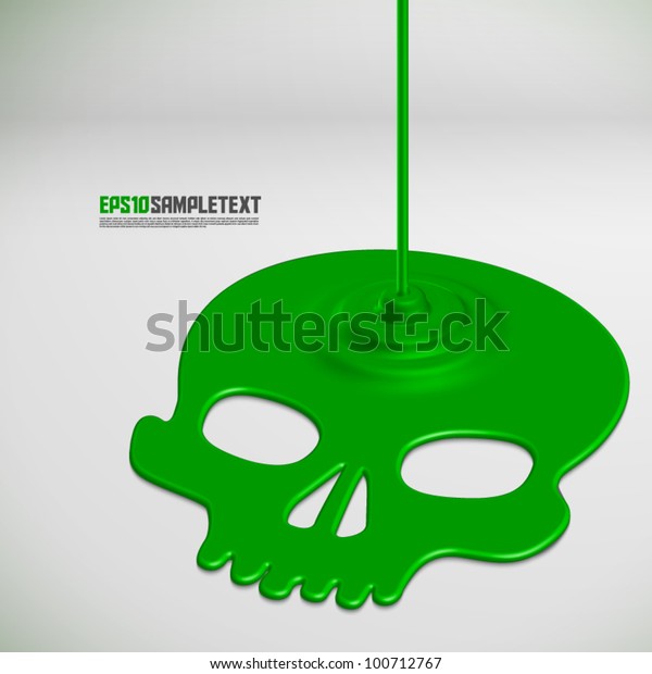 Vector Poisonous Liquid Dripping Stock Vector (Royalty Free) 100712767 ...
