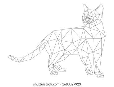 3,652 Low polygon cat Images, Stock Photos & Vectors | Shutterstock