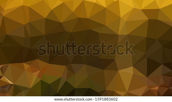 Vector Polygon Background Golden Place Gradient Stock Vector (Royalty ...