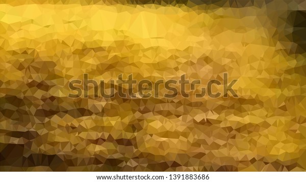 Vector Polygon Background Golden Place Gradient Stock Vector (Royalty ...