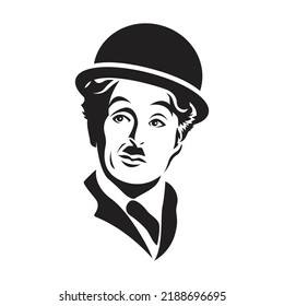 875 Charlie chaplin face Images, Stock Photos & Vectors | Shutterstock