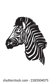 1,024 Face zebra profile Images, Stock Photos & Vectors | Shutterstock