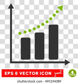 Vector Positive Trend Eps Vector Pictograph Stock Vector (Royalty Free ...