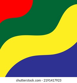 Vector Poster Picture Has Four Colors Stock Vector (Royalty Free ...