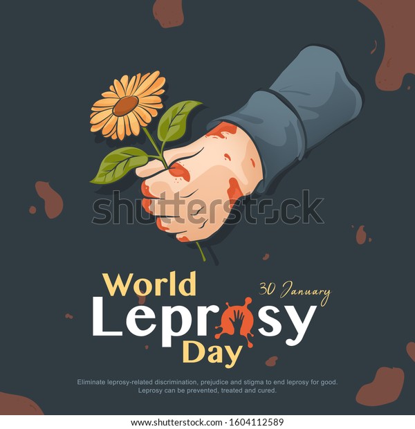 Vector Poster World Leprosy Day Hari Stock Vector (Royalty Free ...