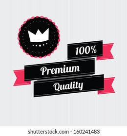 Vector Premium Quality Ribbon Stock Vector (Royalty Free) 160241483 ...