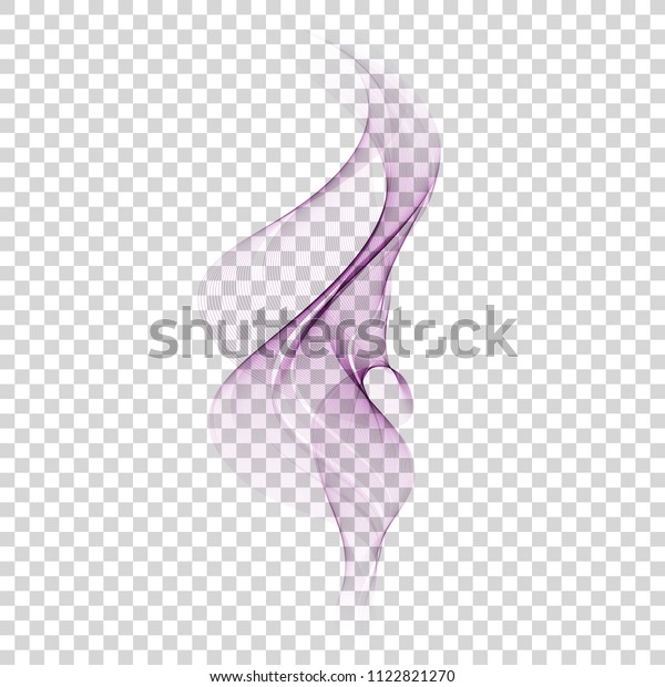 Vector Purple Wave On Transparent Background Stock Vector (Royalty Free ...
