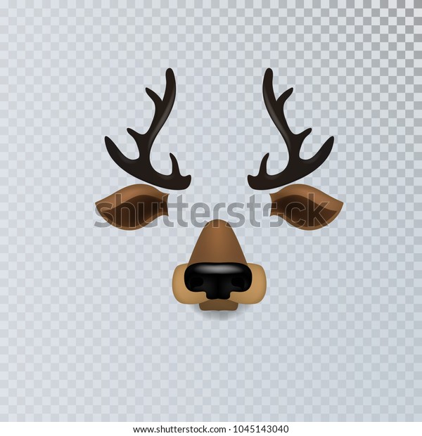 Vector Realistic Animal Deer Face Video Stock Vector (Royalty Free ...