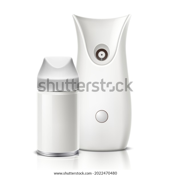 Vector Realistic Automatic Air Freshener Blank Stock Vector (Royalty ...