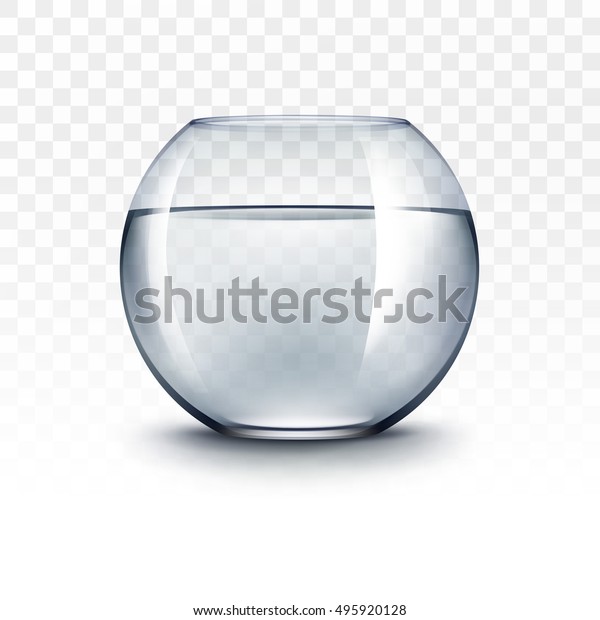 Vector Realistic Blue Transparent Shiny Glass Stock Vector (Royalty ...