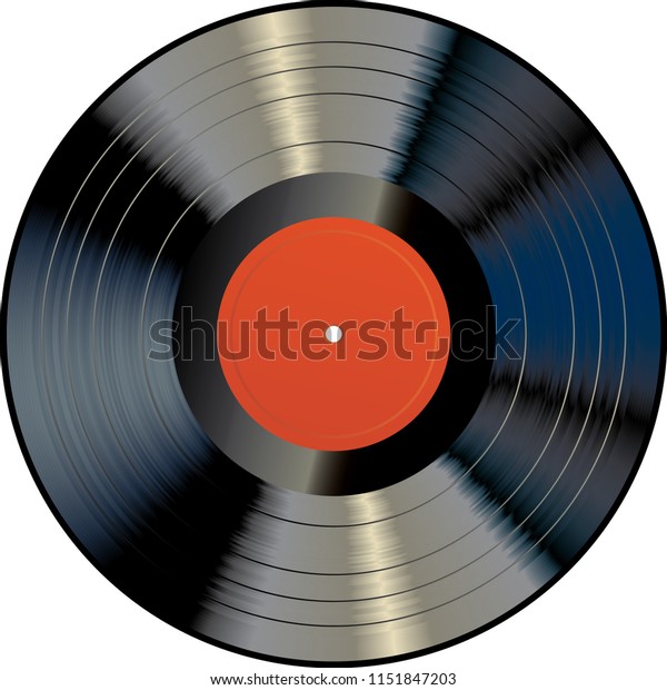 Vector Realistic Illustration Vinyl Long Play: เวกเตอร์สต็อก (ปลอดค่า ...