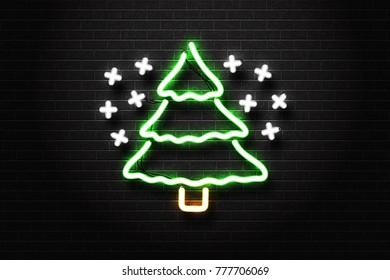 Vector Realistic Isolated Neon Sign Fir: vector de stock (libre de ...