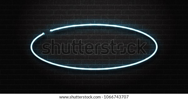 Vector Realistic Isolated Neon Sign Frame Stock Vector (Royalty Free ...