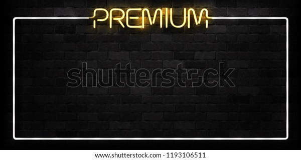 Vector Realistic Isolated Neon Sign Premium Stock Vector (Royalty Free ...