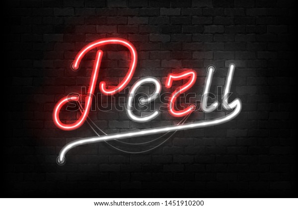 Vector Realistic Isolated Neon Sign Peru Stock Vector (Royalty Free ...