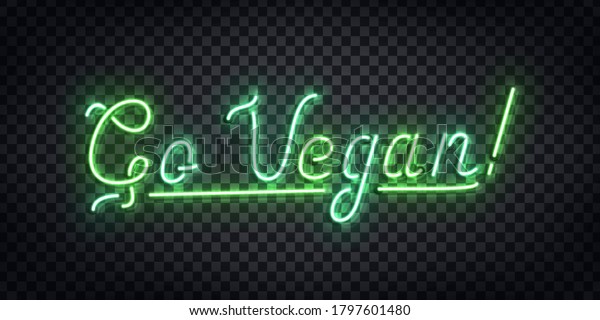 Vector Realistic Isolated Neon Sign Go: เวกเตอร์สต็อก (ปลอดค่าลิขสิทธิ์ ...