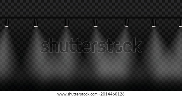 Vector Realistic Isolated Spotlight Lamps On Stock Vector (Royalty Free ...