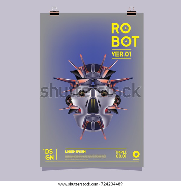 Vector Realistic Robot Illustration Robot Toys Stock Vector (Royalty ...