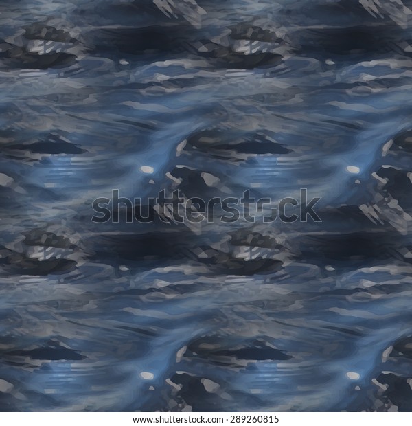 Vector Realistic Water Texture Seamless Pattern: เวกเตอร์สต็อก (ปลอดค่า ...