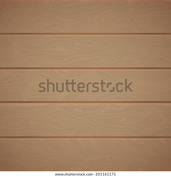 Vector Realistic Wood Plank Template Background Stock Vector (Royalty ...