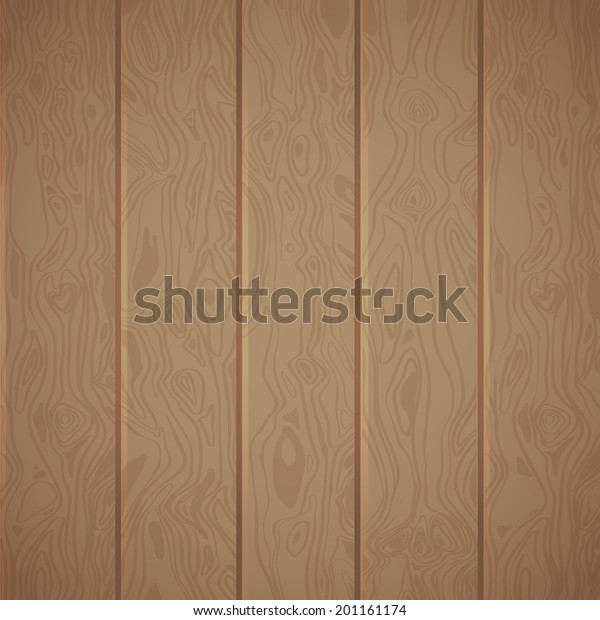 Vector Realistic Wood Plank Template Background Stock Vector (Royalty ...