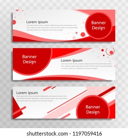 Vektor Stok Vector Red Banner Template Design 3 (Tanpa Royalti ...