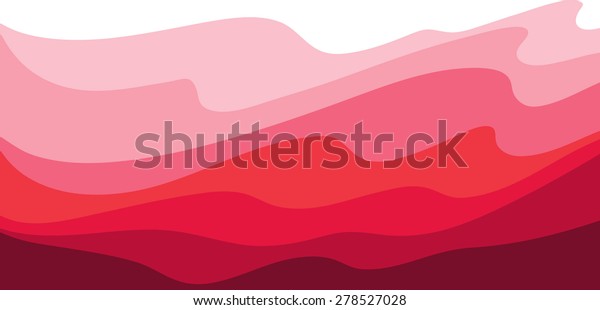 Vector Red Fantasy Background Stock Vector (Royalty Free) 278527028 ...