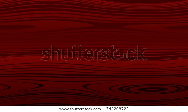 Vector Red Mahogany Wood Texture Board Stock Vector (Royalty Free ...