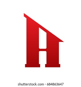 Vector Red Single Letter Realtor Logo Stock Vector (Royalty Free ...