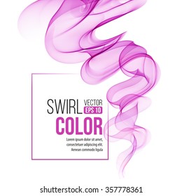 Vector Red Swirl Line Abstract Background Stock Vector (Royalty Free ...