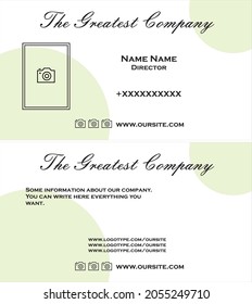 Vector Reference Business Card Stock Vector (Royalty Free) 2055249710 ...