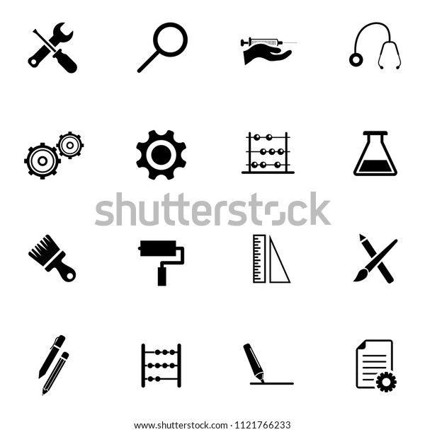 Vector Repairing Tool Symbols Maintenance Work Stock Vector (Royalty ...