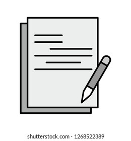 Contract Document Signing Businessman Hand Holding Stock Vector ...