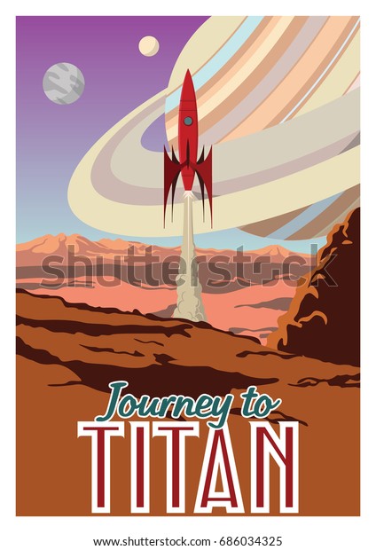 Vector Retro Stylized Space Propaganda Poster Stock Vector (Royalty ...