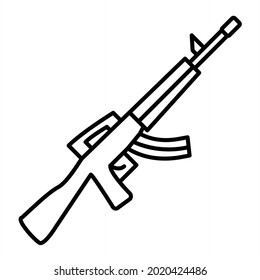 11,045 Rifle Outline Images, Stock Photos & Vectors | Shutterstock