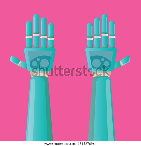 Vector Robotic Arm Symbol Robot Hand: เวกเตอร์สต็อก (ปลอดค่าลิขสิทธิ์ ...