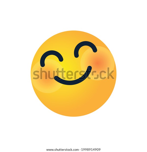 Vector Round Cartoon Bubble Smile Thumb Stock Vector (Royalty Free ...